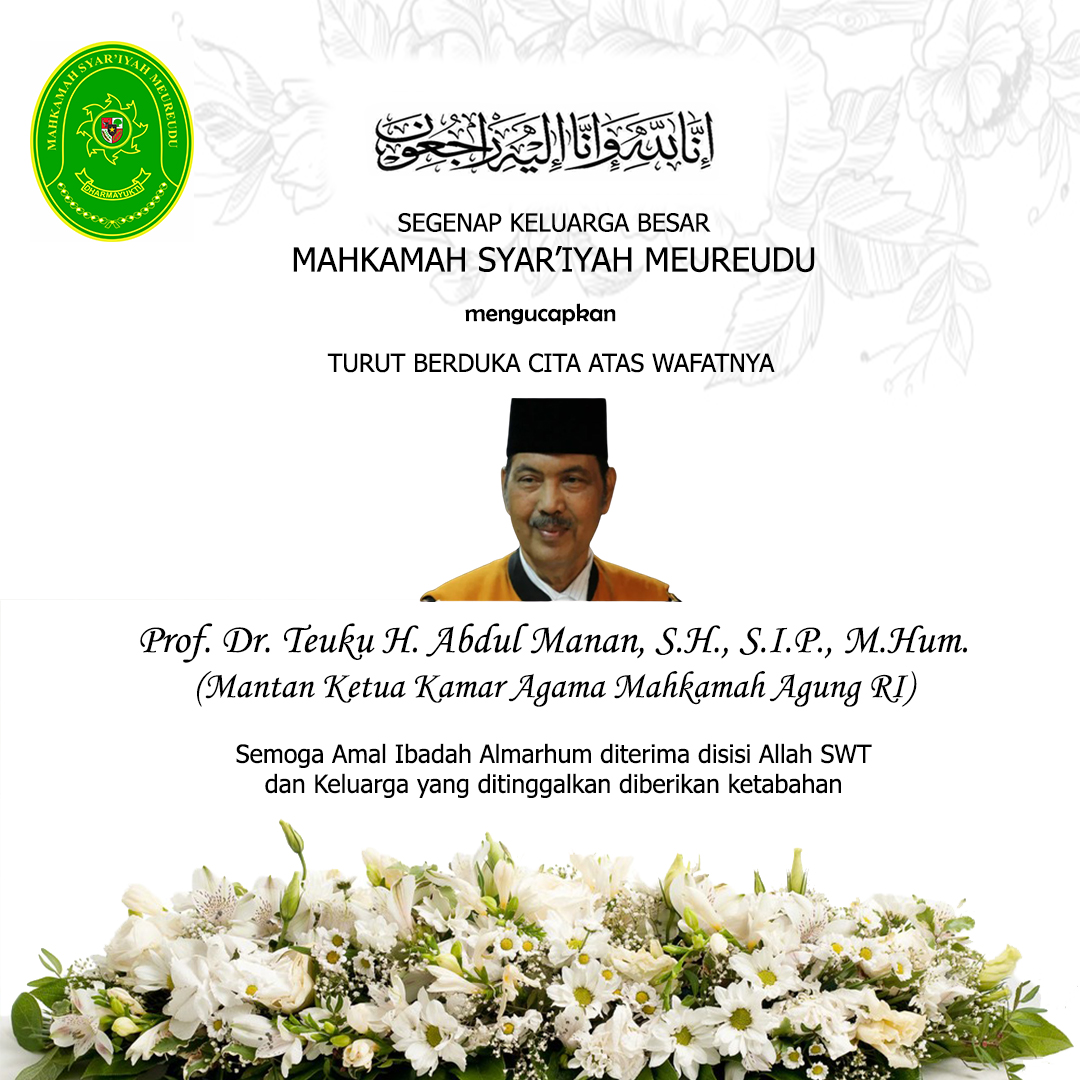Abdul manan | Mahkamah Syar'iyah Meureudu